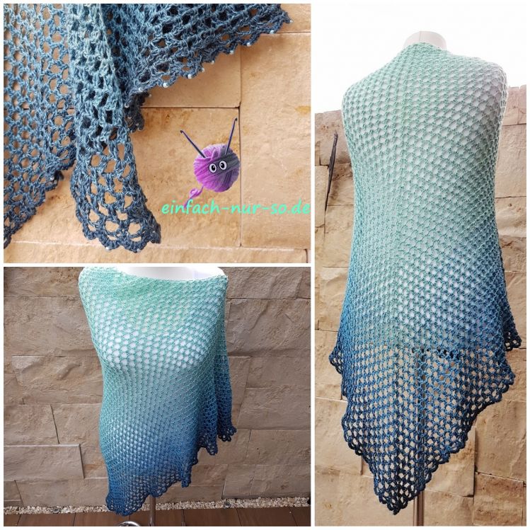 Dreieckstuch Perlentaucher - myPatterns.de